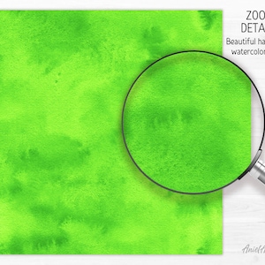 Neon Colors Digital Paper Pack Watercolor Neon Background Vibrant Hues ...