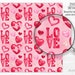 Valentine Day Digital Paper Pack Watercolor Love Seamless Pattern ...