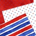 Red Blue Digital Paper Pack Watercolor Polka Dot Seamless Pattern ...