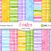 Easter Digital Paper Pack Watercolor Polka Dot Seamless Pattern ...