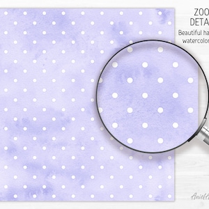 Pastel Polka Dot Watercolor Digital Paper Pack Pastel Rainbow Hues ...