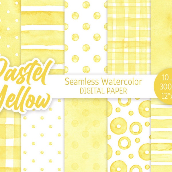 Yellow Polka Dots - Etsy