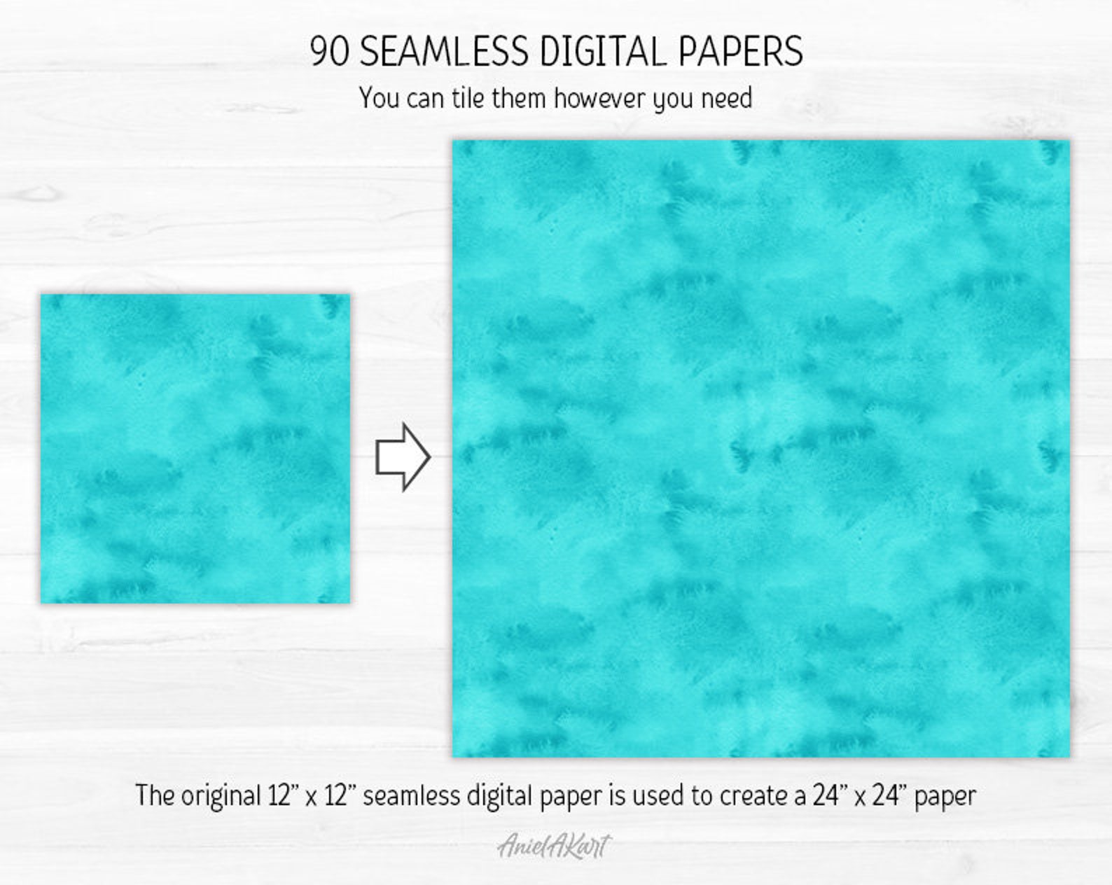 90 Watercolor Texture Digital Paper Pack Bundle Rainbow - Etsy