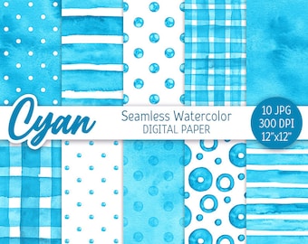 Christmas Digital Paper Pack Watercolor Polka Dot Seamless - Etsy