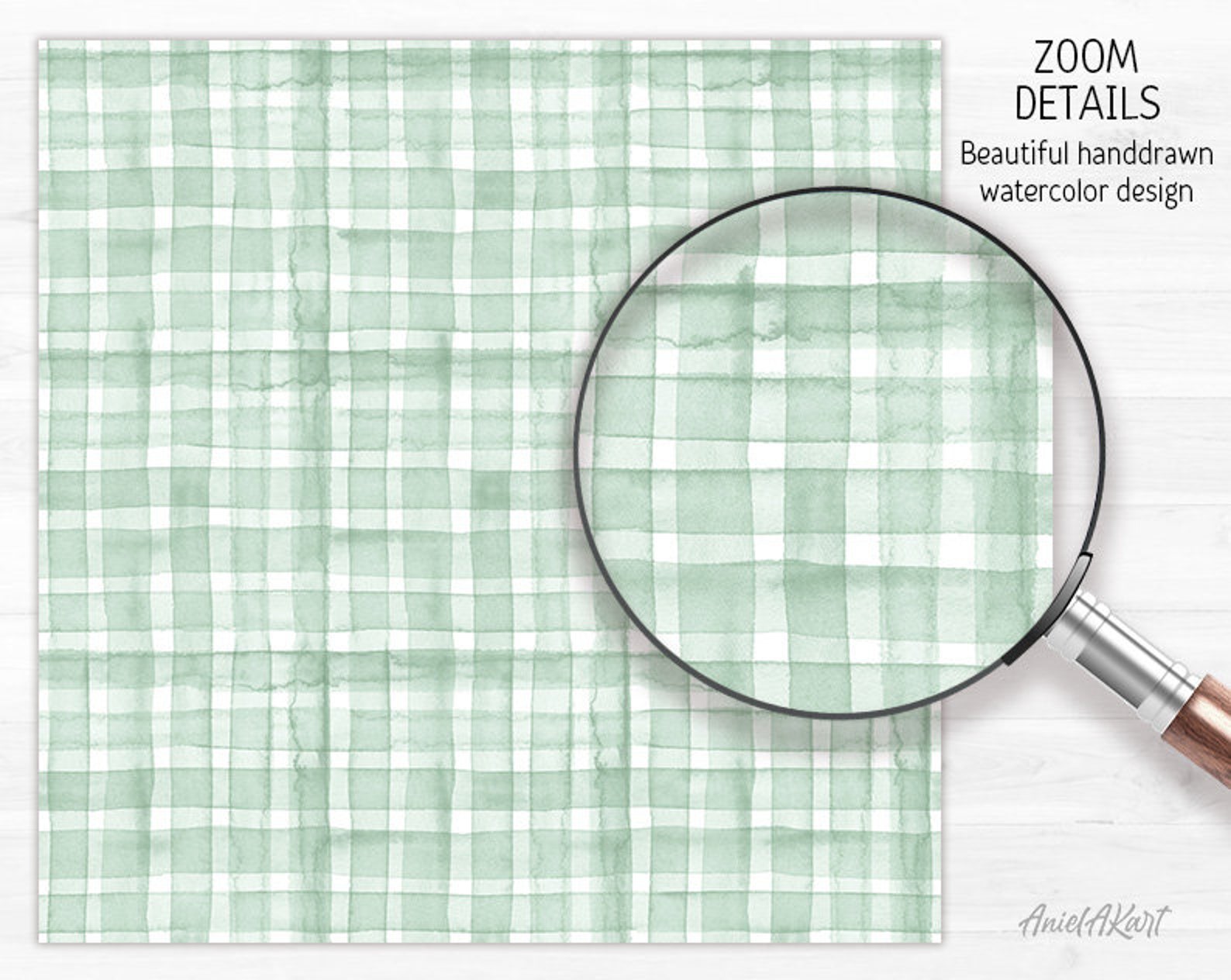 Sage Green Seamless Pattern Watercolor Polka Dot Digital Paper | Etsy