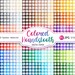 90 Watercolor Texture Digital Paper Pack Bundle Rainbow Background ...
