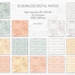 Boho Baby Digital Paper Pack Pastel Seamless Pattern Watercolor Polka ...