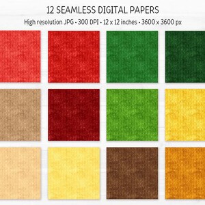 Christmas Sweater Digital Paper Pack Cozy Winter Knit Seamless Pattern ...