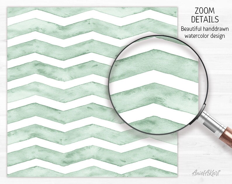 Sage Green Digital Paper Pack Watercolor Confetti Seamless | Etsy