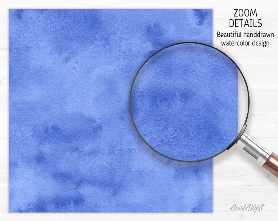 Blue Watercolor Background Blue Ombre Digital Paper Pack - Etsy