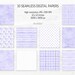 Lavender Purple Seamless Pattern Watercolor Polka Dot Digital Paper ...