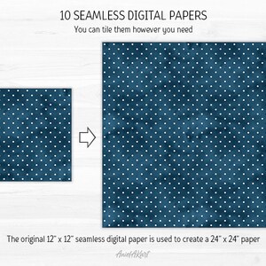 Turquoise Polka Dot Watercolor Background Teal Digital Paper Pack ...