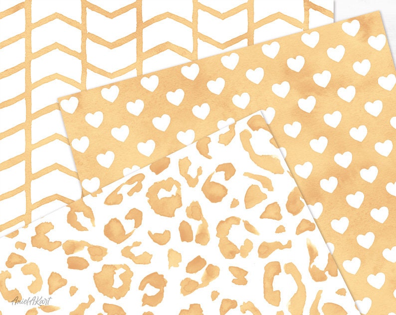 Sand Beige Digital Paper Pack Watercolor Confetti Seamless - Etsy