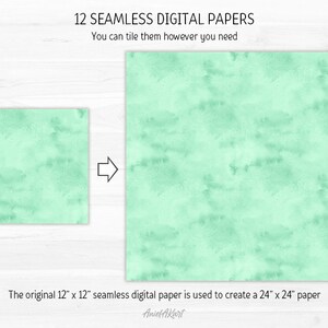 Pastel Watercolor Digital Paper Pack Pastel Rainbow Hues Seamless ...