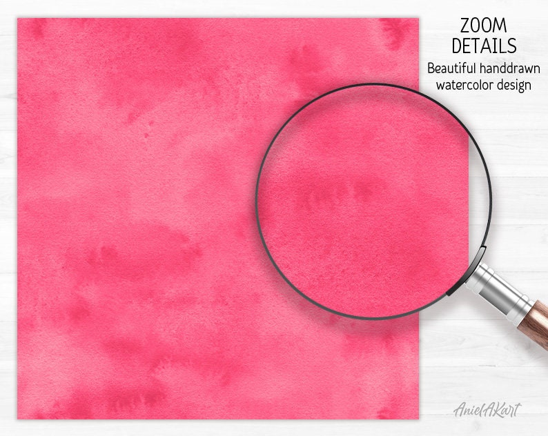 Rose Watercolor Background Blush Ombre Digital Paper Pack Seamless ...