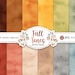 Fall & Autumn Colors Digital Papers Pack, Orange Wallpaper Backgrounds ...