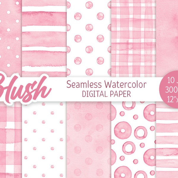 Watercolor Polka Dot Wallpaper - Etsy