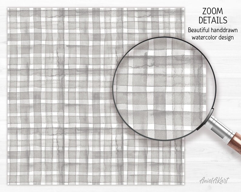 Warm Grey Seamless Pattern Watercolor Polka Dot Digital Paper Pack ...