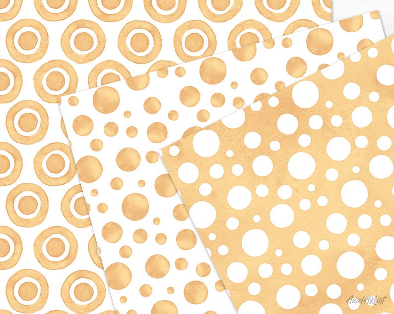 Sand Beige Digital Paper Pack Watercolor Confetti Seamless - Etsy