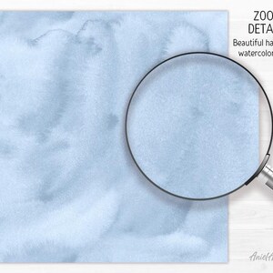 Steel Blue Watercolor Background Abstract Light Wedding Digital Paper ...