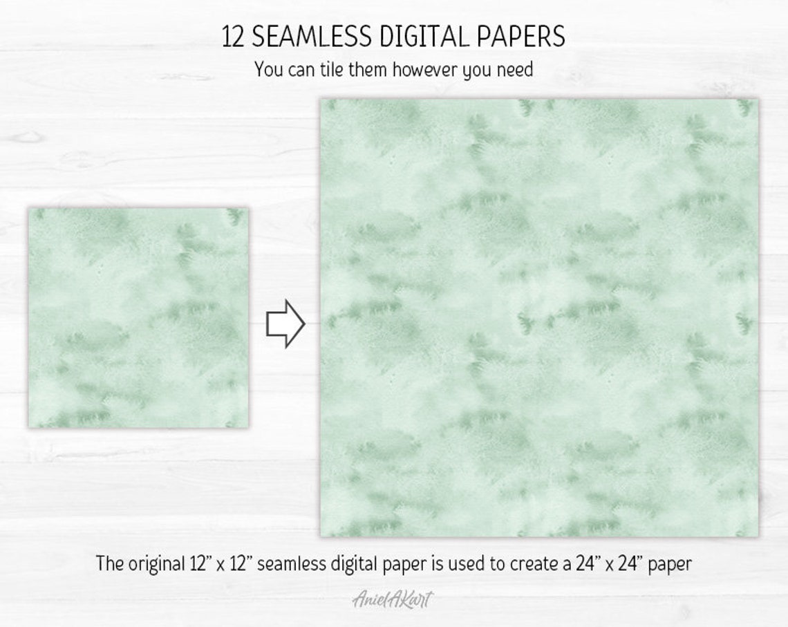 Neutral Watercolor Digital Paper Pack Pastel Bohemian Hues - Etsy