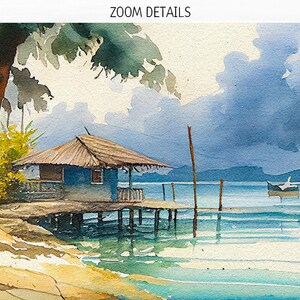 Watercolor Philippines Digital Paper Pack Ocean Printable Scrapbooking ...