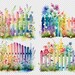 Watercolor Garden Fence Clipart Spring Floral PNG Scrapbooking Clipart ...