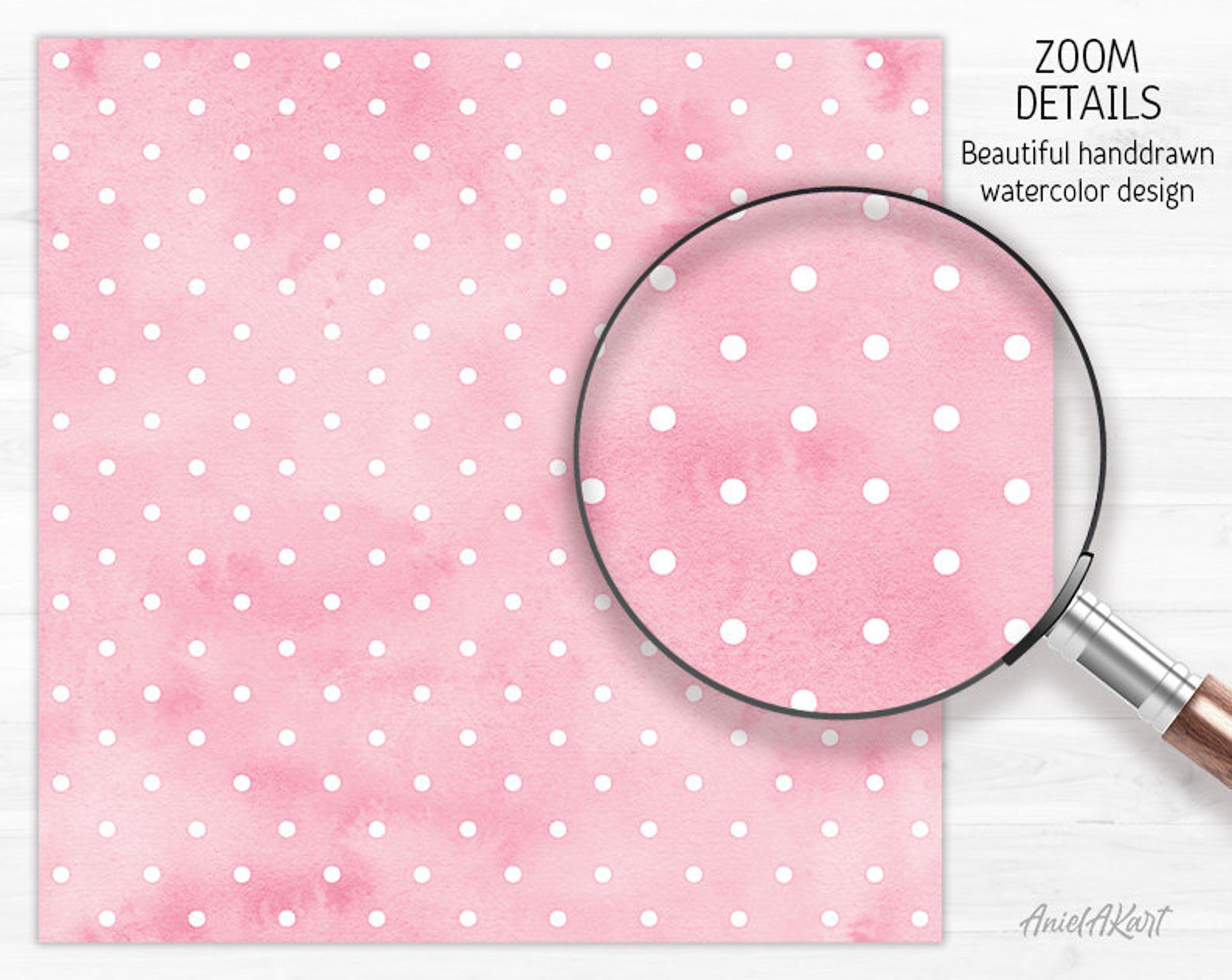Pastel Polka Dot Watercolor Digital Paper Pack Pastel Rainbow Hues ...