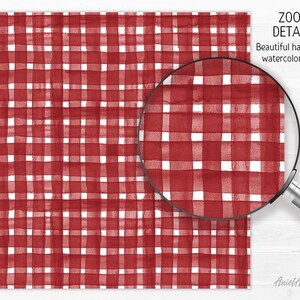 Christmas Digital Paper Pack Watercolor Polka Dot Seamless Pattern ...