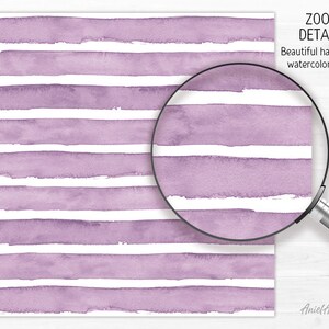 Lilac Purple Seamless Pattern Watercolor Polka Dot Digital Paper Pack ...