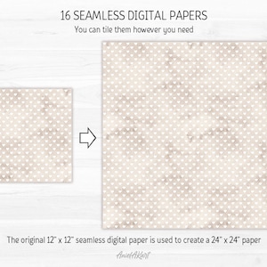 Cute Baby Digital Paper Pack Pastel Seamless Pattern Watercolor Polka ...