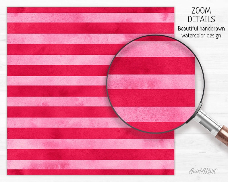 Valentine Gnomes Digital Paper Pack Watercolor Gnome Seamless - Etsy