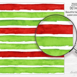 Christmas Digital Paper Pack Watercolor Polka Dot Seamless Pattern ...