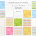 Easter Digital Paper Pack Watercolor Polka Dot Seamless Pattern ...