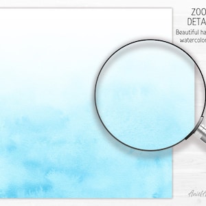 Pastel Ombre Watercolor Background Pastel Digital Paper Pack Rainbow ...