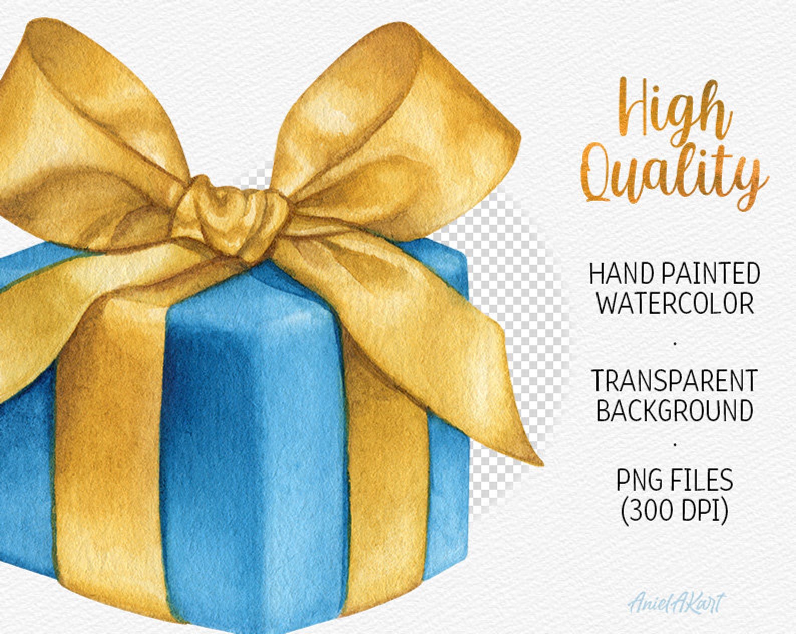 Watercolor Birthday Party Clipart Hand Painted Colorful Birthday PNG ...