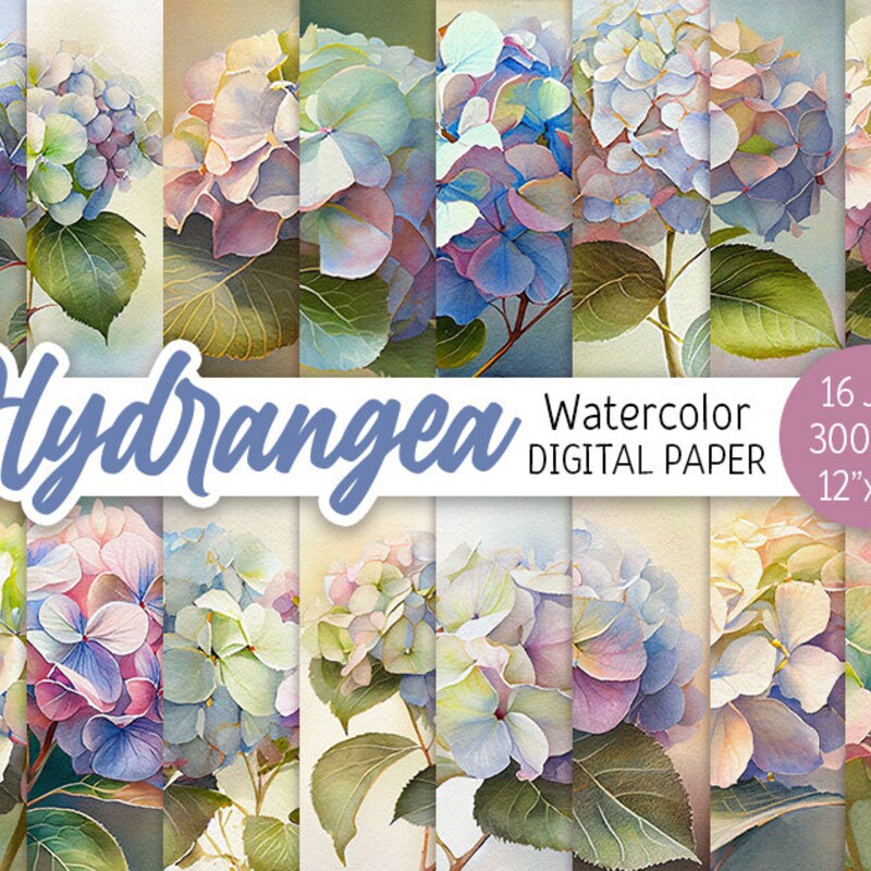 Paper Hydrangea - Etsy