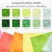 90 Watercolor Texture Digital Paper Pack Bundle Rainbow Background ...