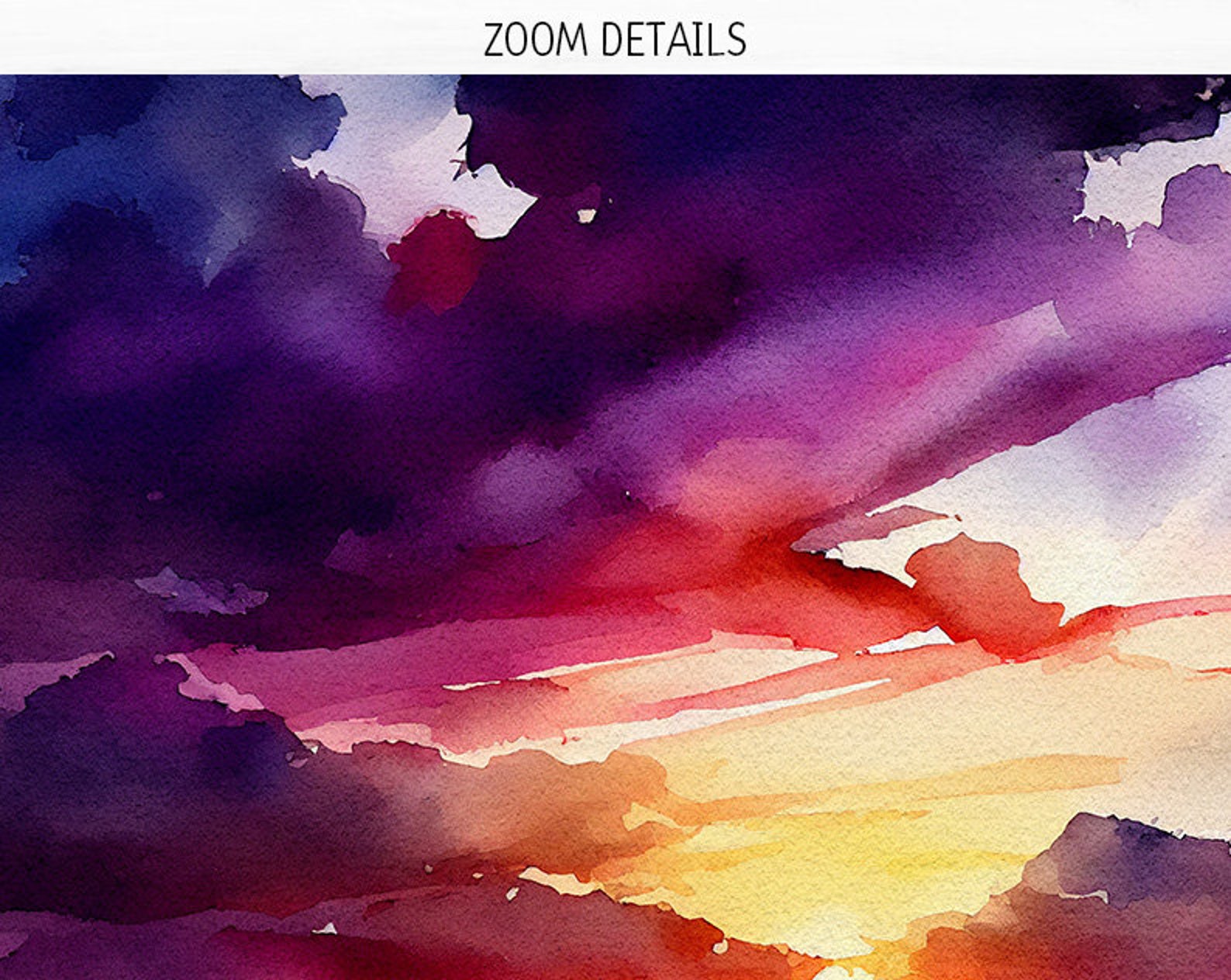 Watercolor Sunset Sky Digital Paper Pack Beach Sunset Printable ...