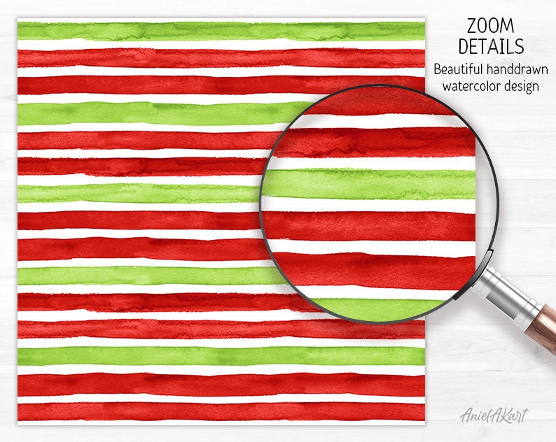 Christmas Digital Paper Pack Watercolor Polka Dot Seamless - Etsy