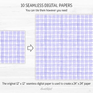 Lavender Purple Seamless Pattern Watercolor Polka Dot Digital Paper ...