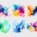 Watercolor Splash Clipart PNG Bundle Alcohol Ink Clipart Colorful Paint ...