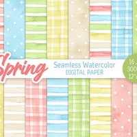 Easter Digital Paper - Etsy