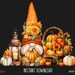 Fall Gnome PNG Sublimation Design Thanksgiving Gnome Autumn Gnome ...