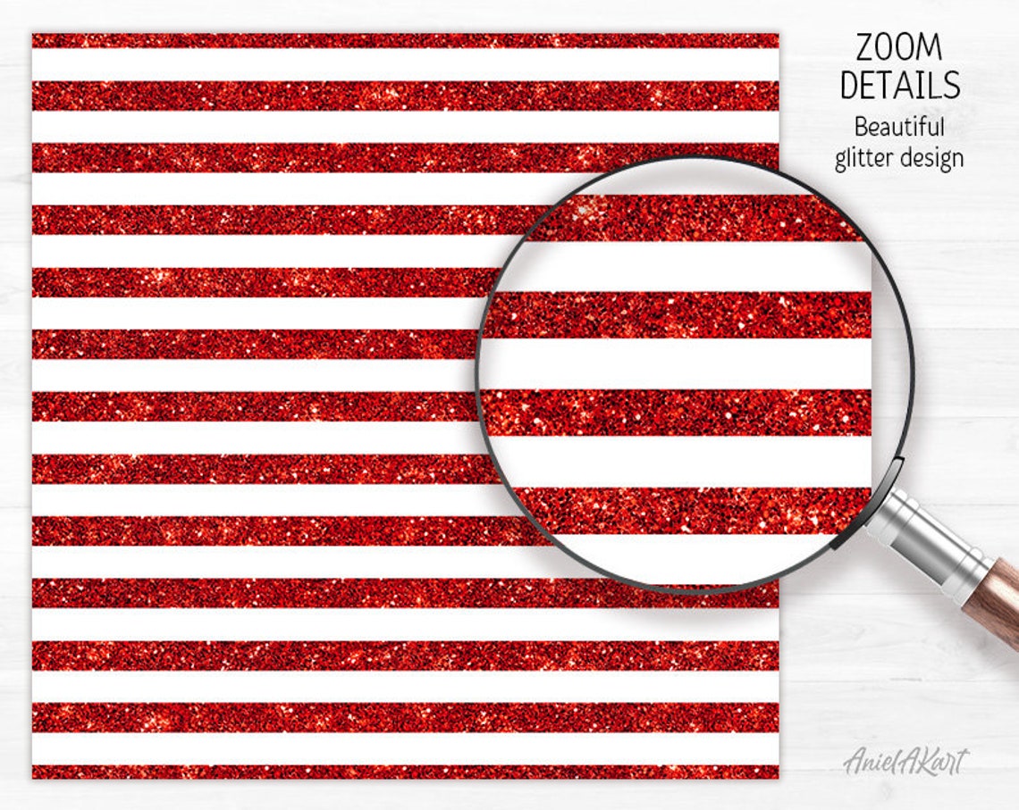 Christmas Glitter Digital Paper Pack Polka Dot Seamless | Etsy