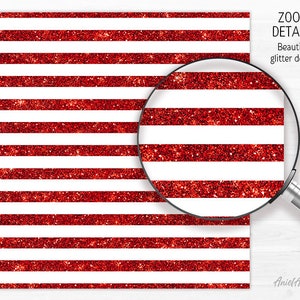 Christmas Glitter Digital Paper Pack Polka Dot Seamless Pattern ...