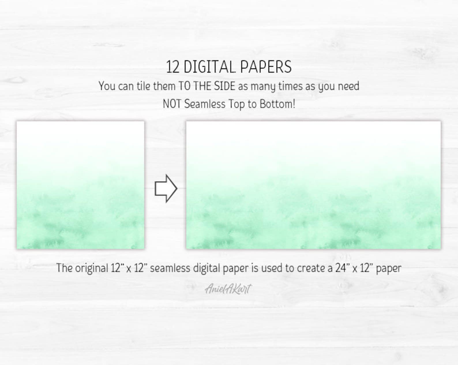 Pastel Ombre Watercolor Background Pastel Digital Paper Pack Rainbow ...