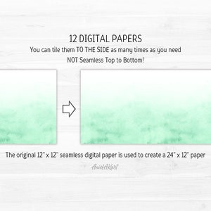 Pastel Ombre Watercolor Background Pastel Digital Paper Pack Rainbow ...