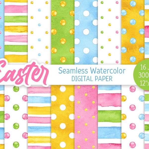 Easter Digital Paper - Etsy Canada
