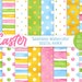 Easter Digital Paper Pack Watercolor Polka Dot Seamless | Etsy